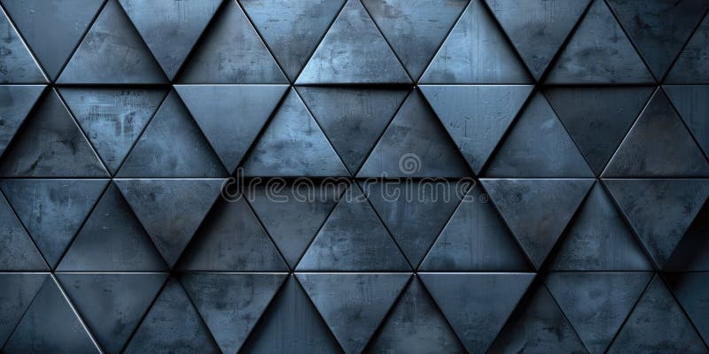 Grey Triangular Stone Pattern with Low Saturation and Contrast in a ...