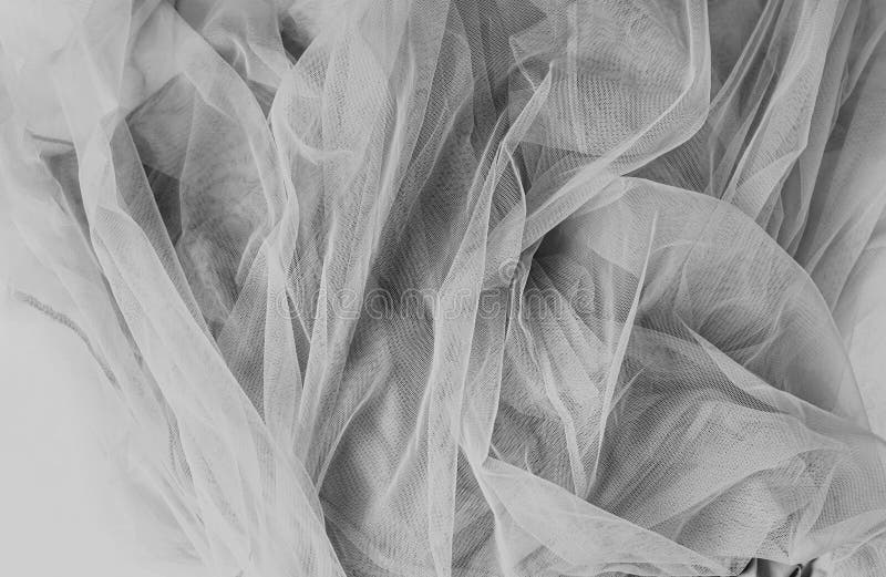 Grey tulle fabric texture stock image. Image of fashion - 197196027