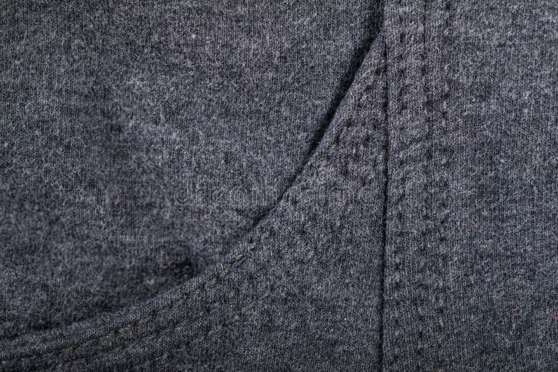 Grey Type of Cloth that Shows the Stitching for Background Stock Image ...