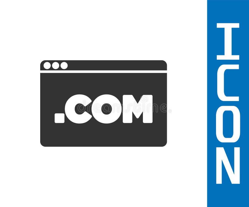 Grey UI or UX Design Icon Isolated on White Background. Vector Stock ...