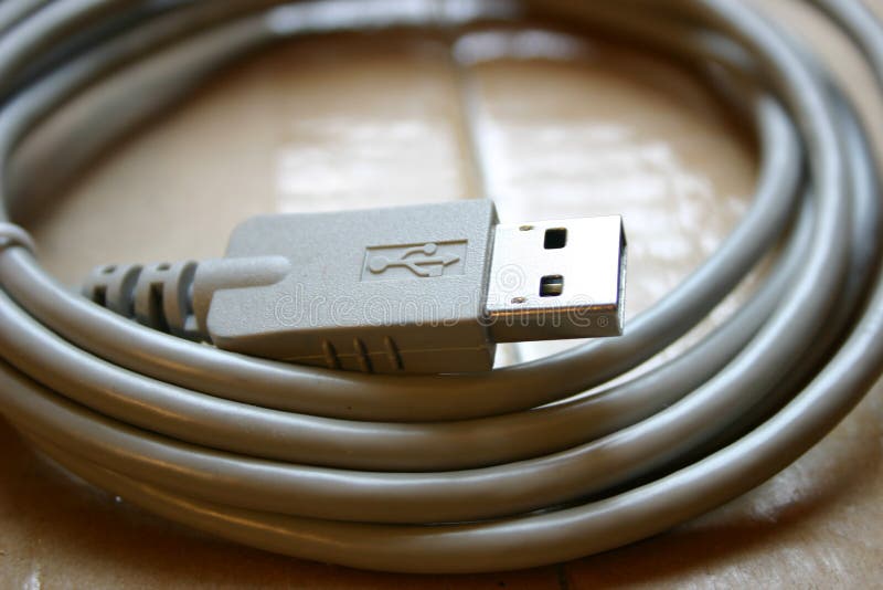 Grey USB Wire Picture. Image: 460453