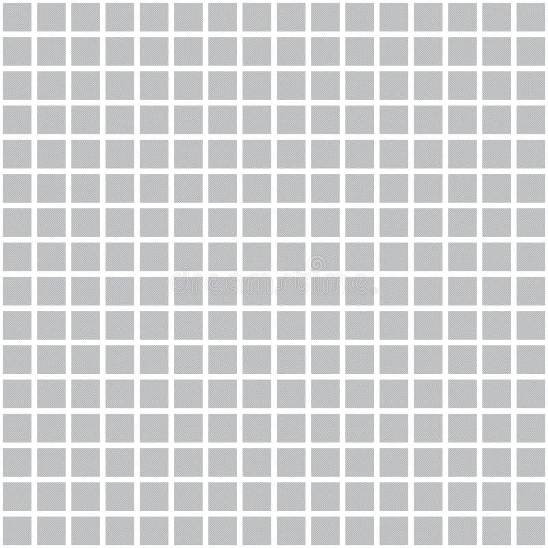 Grey Vector Square Grid Pattern. Seamless Texture Stock Vector ...