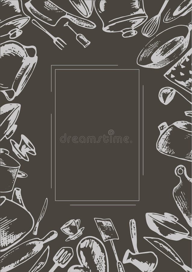 Utensils Background Stock Illustrations – 32,247 Utensils Background ...