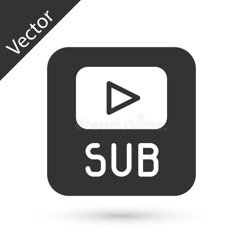 Subtitles Icon Stock Illustrations – 883 Subtitles Icon Stock ...