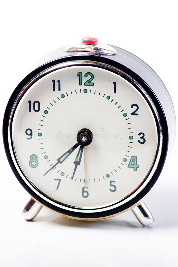 Grey Vintage Clock stock photo. Image of minute, front - 38806170