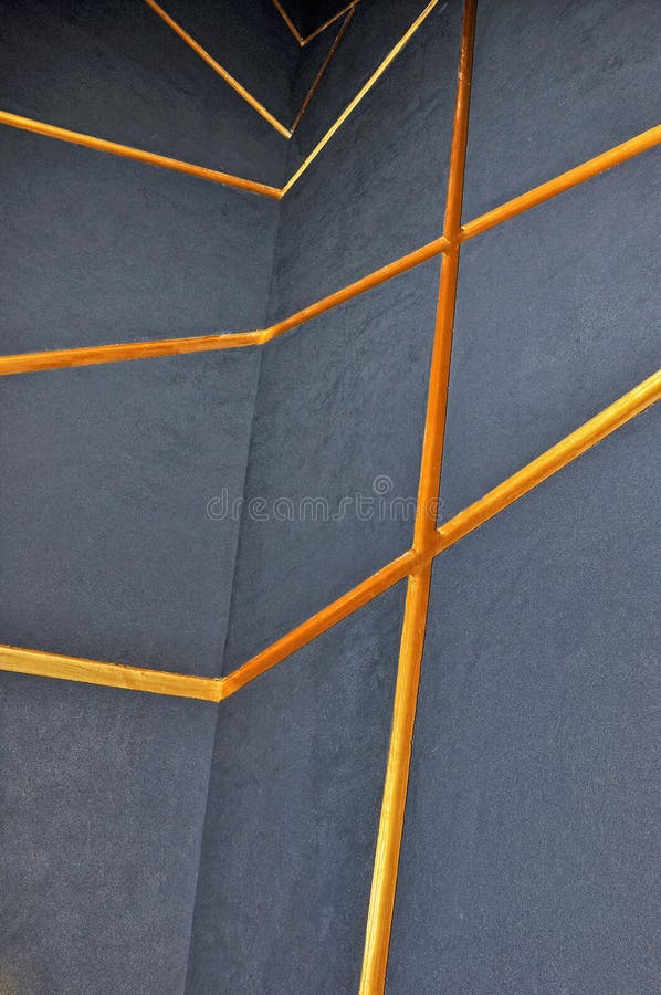 Grey Wall with Orange Lines Stock Photo - Image of colorful, pattern ...