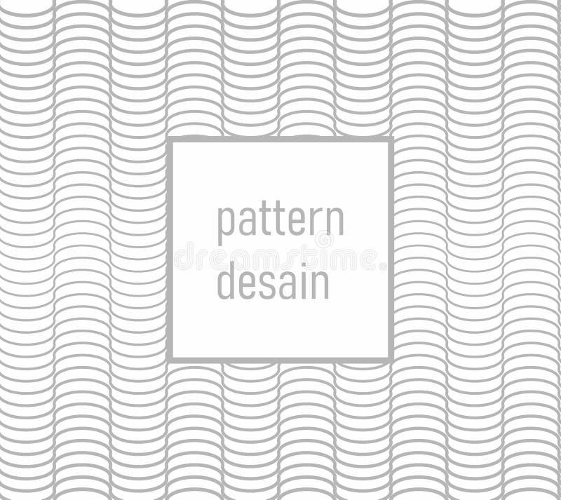 Grey Wave Patterns. Set of Elements Stock Vector - Illustration of ...