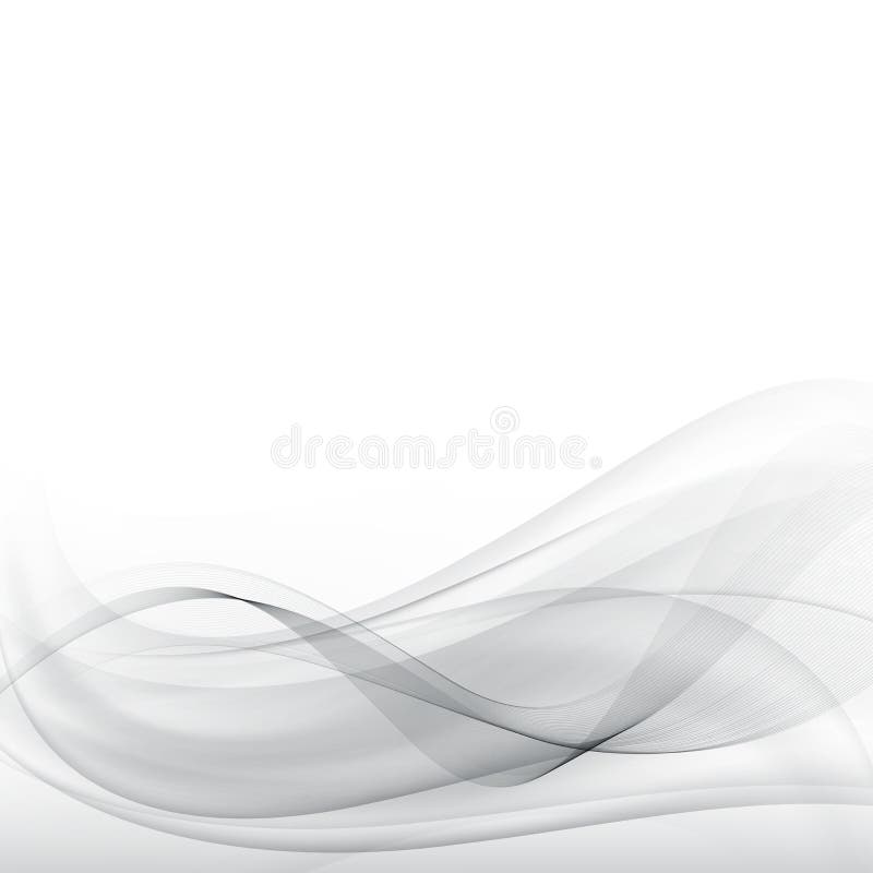 Grey Waves and Lines Abstract Vector Background Gray Vector Eps10 Stock ...