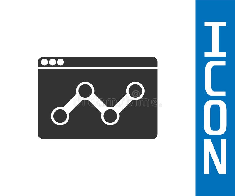 Analytics Grey Sketch Vector Icon. Pictogram Isolated Stock Vector ...