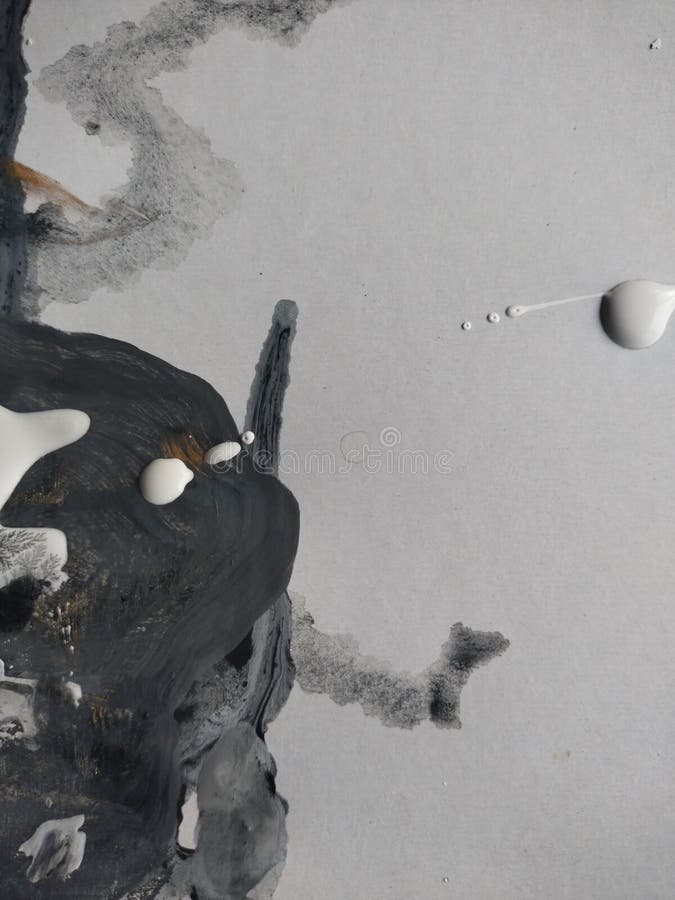 Grey White Abstract Acrylic Painting Texture Water ðŸ’¦ Details Stock ...