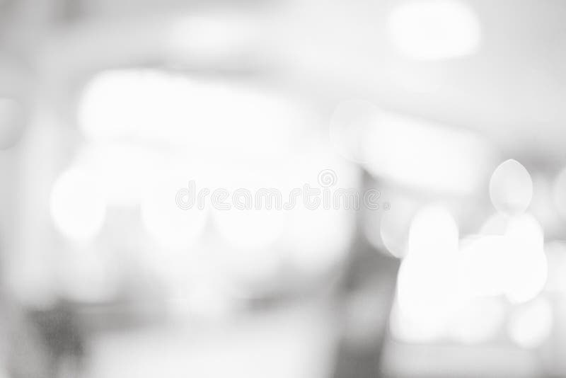 Grey or White Blurred of Department Store Background. Defocused Blur ...