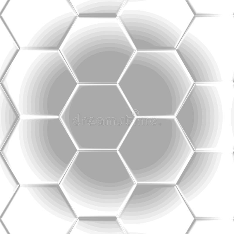 Grey White Complex and Unique Round Shapes Abstract Background Stock ...