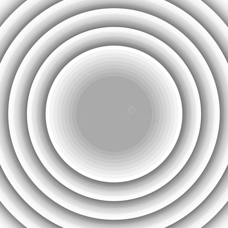 Grey White Complex and Unique Round Shapes Abstract Background Stock ...