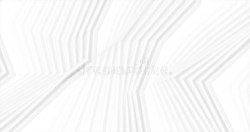 Grey White Curved Refracted 3d Geometric Lines Tech Motion Background Stock Footage - Video of ...