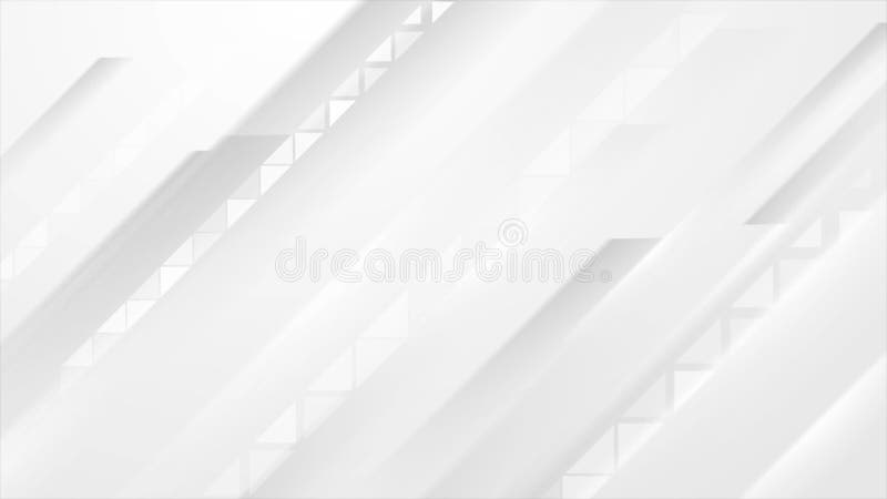 Grey White Geometric Tech Abstract Minimal Motion Background Stock Footage - Video of minimal ...