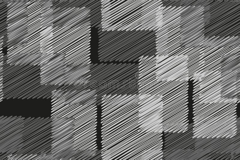Grey and White Hatched Rectangles Seamless Background Stock Vector ...