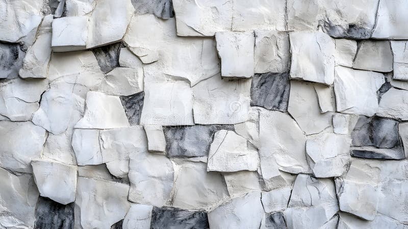 Grey and White Irregular Stone Wall Texture Background Stock ...