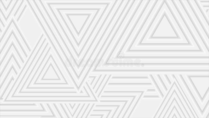 White Paper Triangles Abstract Tech Motion Background Stock Footage - Video of grey, moving ...