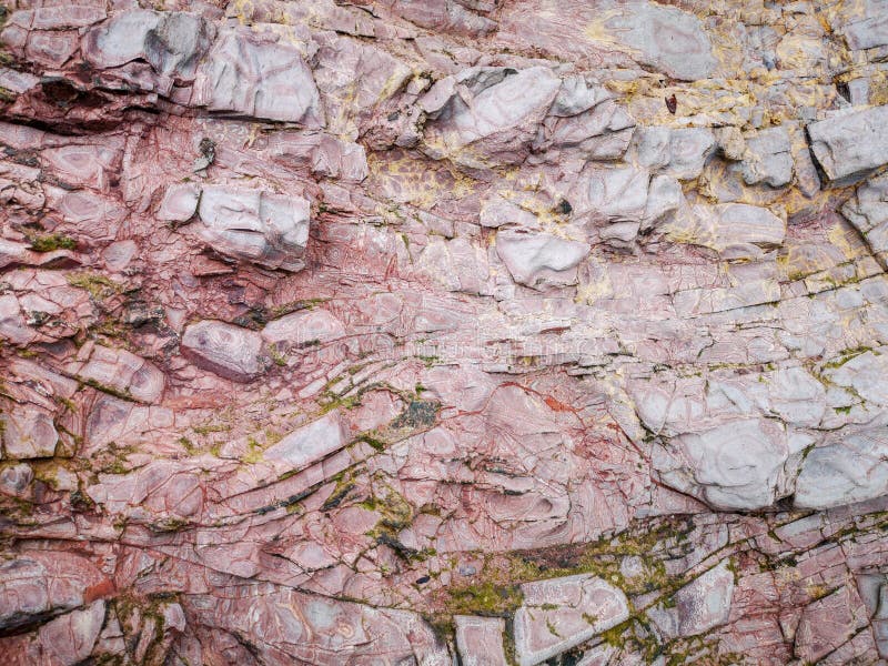 Grey, White and Pinkish Rock Background Stock Photo - Image of hard ...