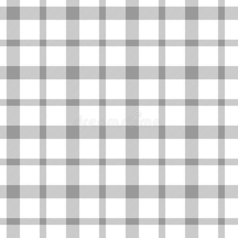 Grey White Plaid Vector Texture Stock Vector - Illustration of print ...