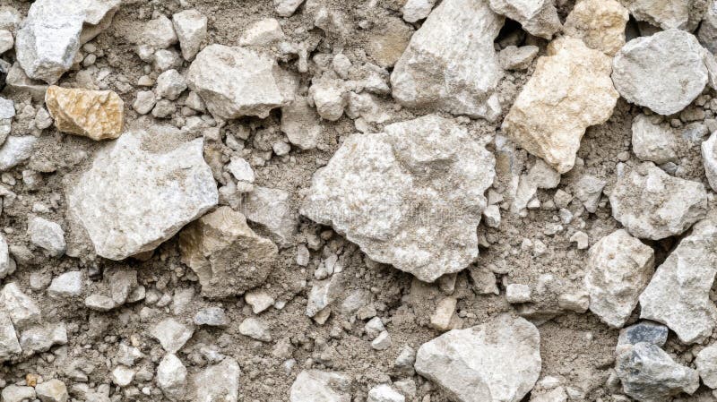 Grey and White Stone Rubble Ground Mixture Stock Illustration ...