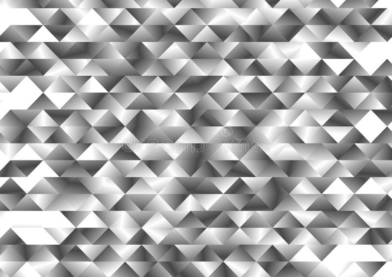Grey and White Triangle Pattern Background Stock Vector - Illustration ...