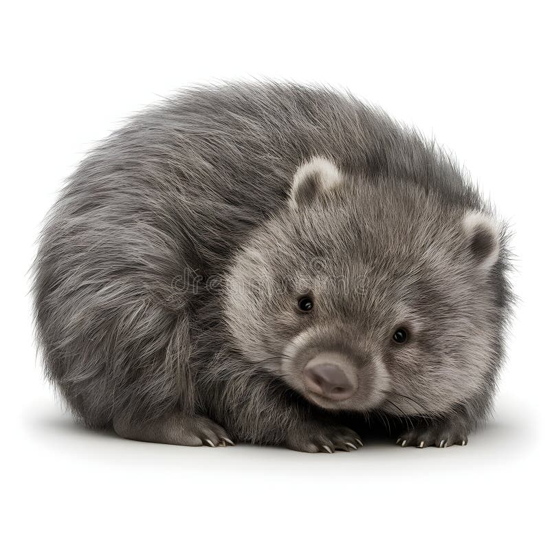 Grey Wombat stock illustration. Illustration of mammal - 319578506