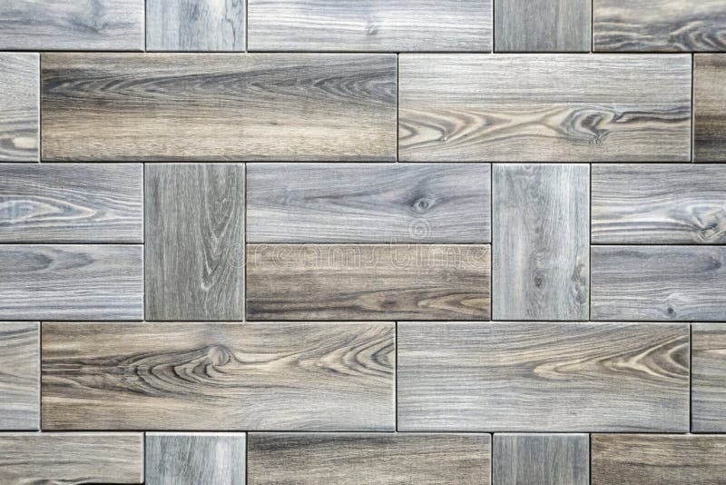Grey Wood Grain Tiled Floor Texture Background Stock Illustration ...