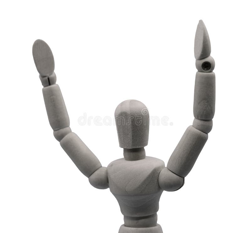 Expressive Wooden Dummy on Transparent Background PNG Stock Photo ...