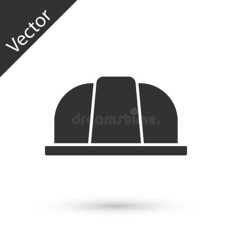Grey Worker Icon Isolated on Grey Background. Business Avatar Symbol ...