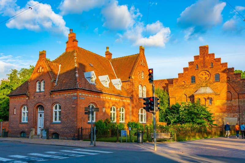 Greyfriar& X27;s Monastery in Danish Town Odense Editorial Photography ...