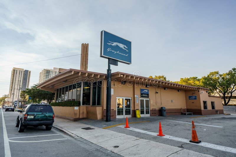 Greyhound Bus Station Downtown Fort Lauderdale FL Editorial Stock Photo ...