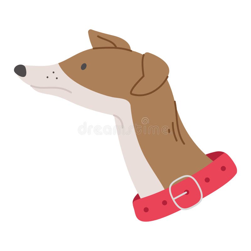 Greyhound dog side view stock vector. Illustration of isolation - 345027251