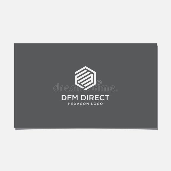 Dfm or fmd logo stock vector. Illustration of branding - 246128318