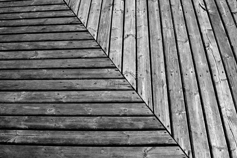 Greyscale Shot of a Wooden Ground Texture Stock Image - Image of wooden ...