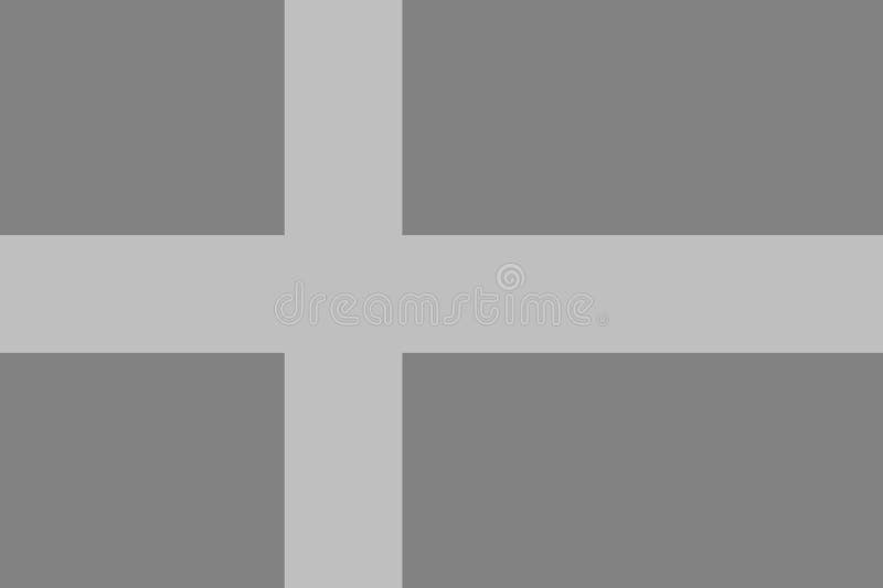 Greyscale Vector Flag of Sweden Stock Vector - Illustration of sign ...