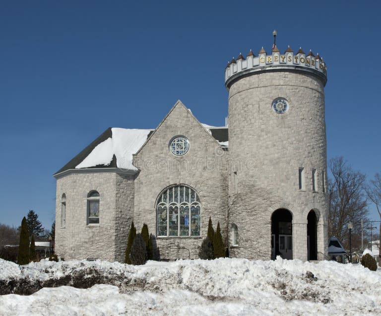 Greystone castle stock image. Image of building, events - 18694561