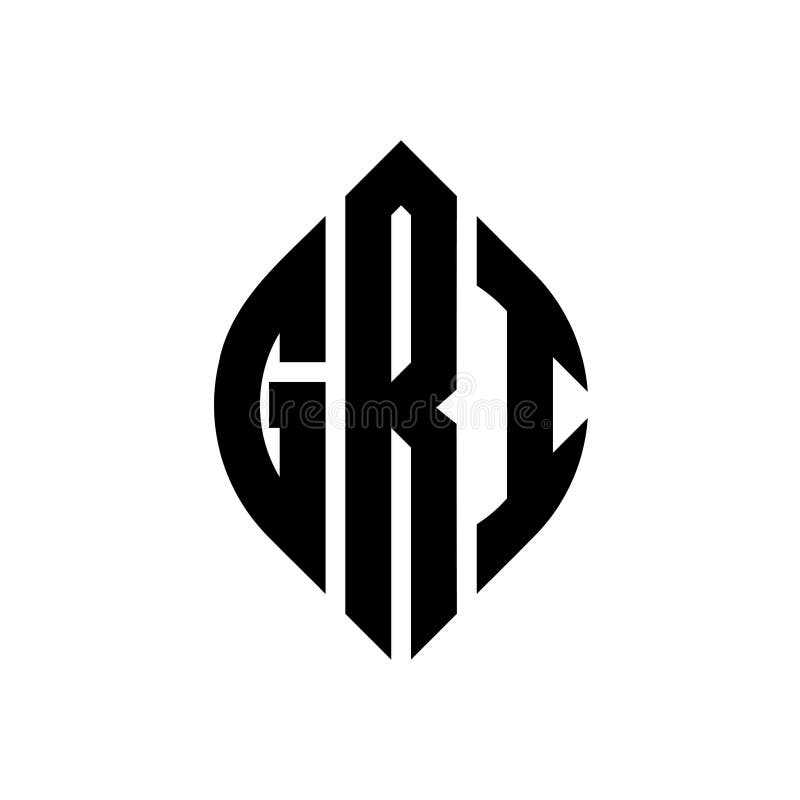 Gri Circle Emblem Abstract Monogram Stock Illustrations – 2 Gri Circle ...
