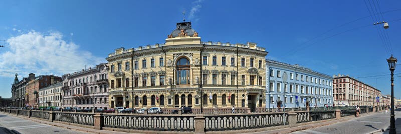 Griboyedov channel stock photo. Image of italian, blue - 25919478