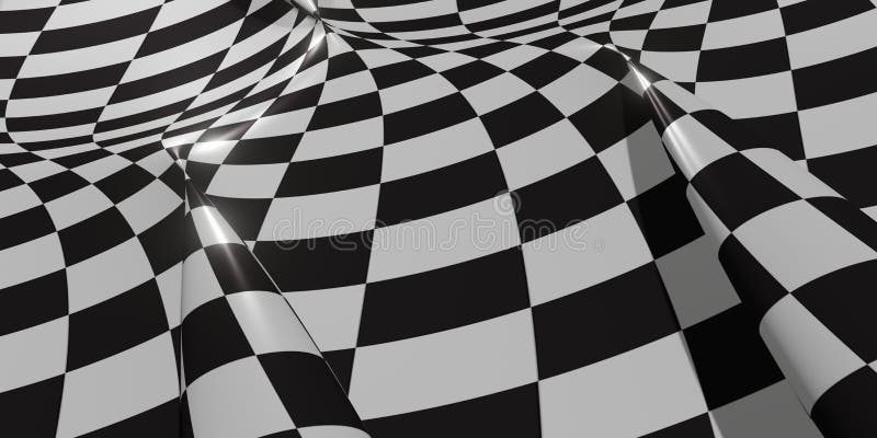 Grid Abstract Background Chess Checkered Flag Finish Line Victory 3d ...