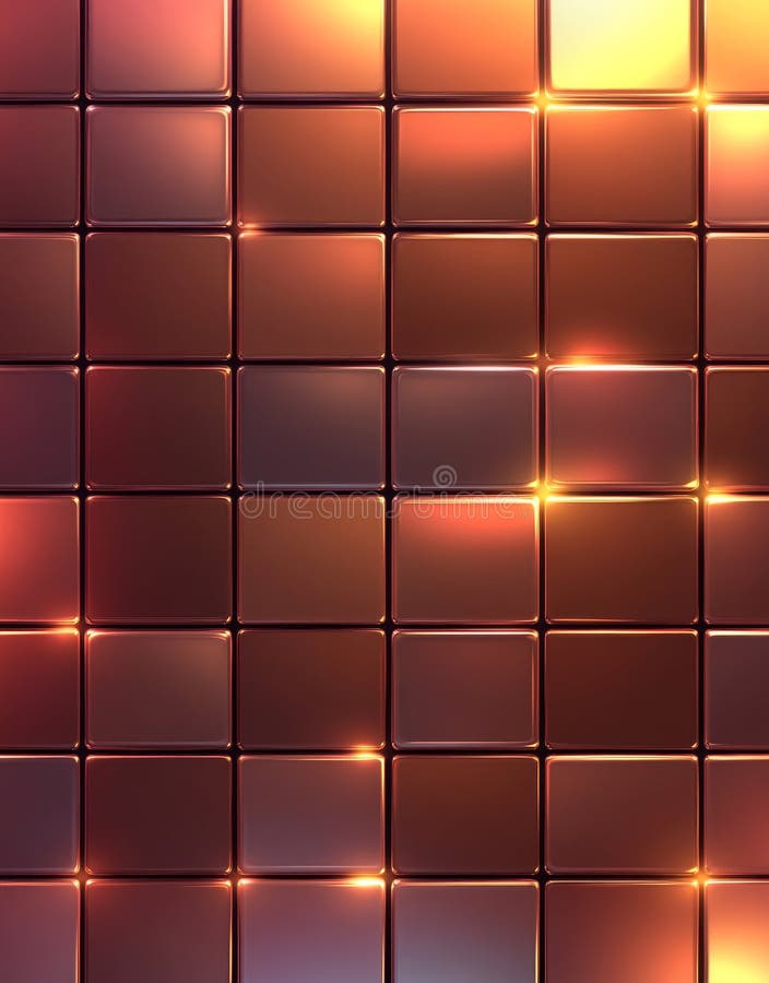 A Grid Arrangement of Square Tiles in Multiple Shades of Gray, Brown ...