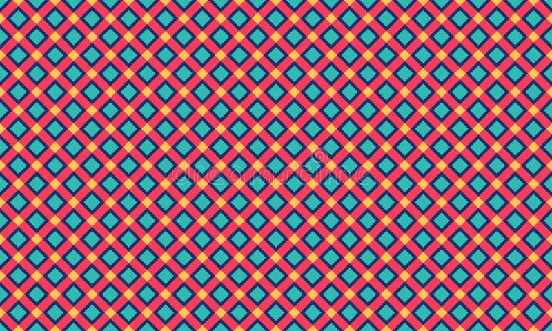 Grid-Based Design Geometric Shapes Seamless Pattern for Wallpaper ...