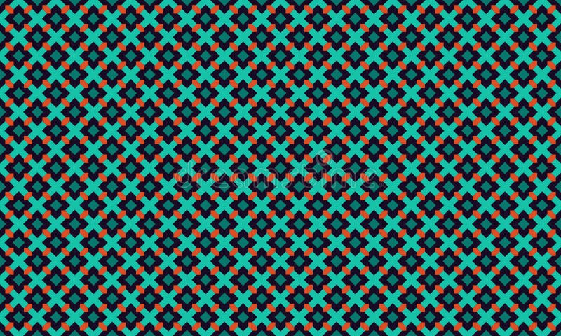 Grid-Based Design Geometric Shapes Seamless Pattern for Wallpaper ...