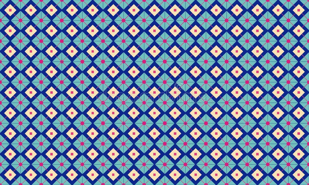 Grid-Based Design Seamless Pattern Wallpaper Background Stock ...