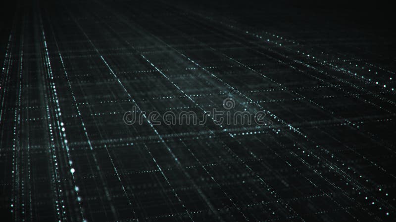 Grid of Binary Digital Code Abstract it Concept Stock Illustration ...