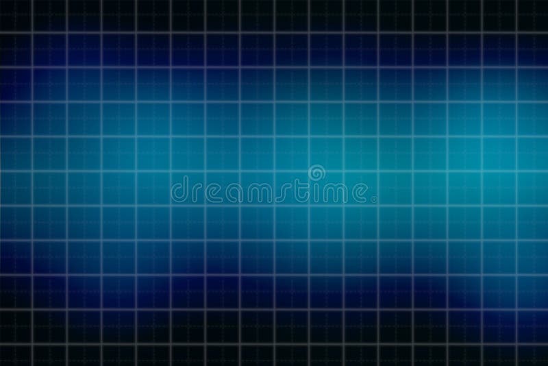 Grid and Blur Blue Light Abstract Background Stock Illustration ...