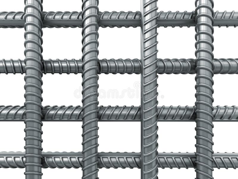 Grid of the Building Armature Stock Illustration - Illustration of wire ...