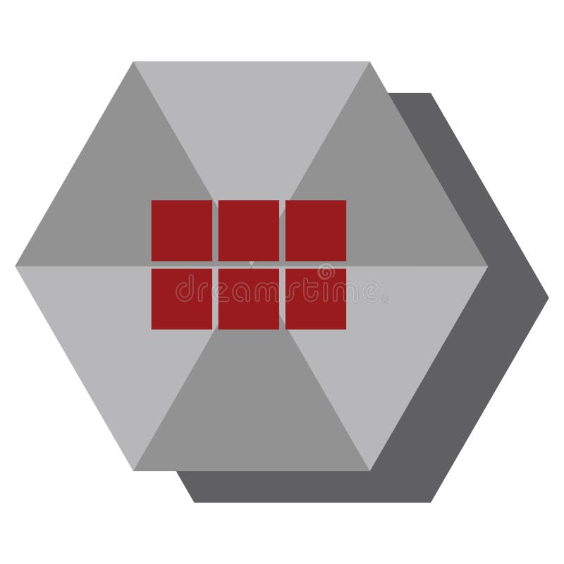 Grid Button. Vector Illustration Decorative Design Stock Vector ...