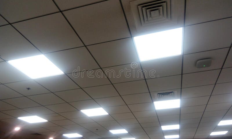 Grid Ceiling for an Office Workstation Area by Calcium Silicate ...