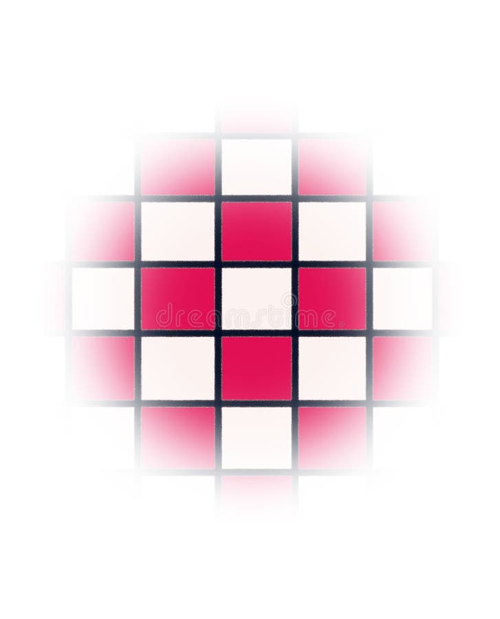 Grid in the circle stock illustration. Illustration of petal - 217206162